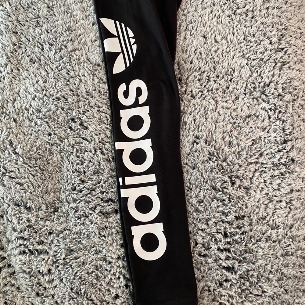 Adidas Linear Logo Black Leggings - Gem